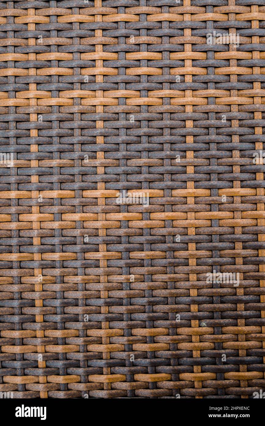 Old rattan texture background Stock Photo - Alamy