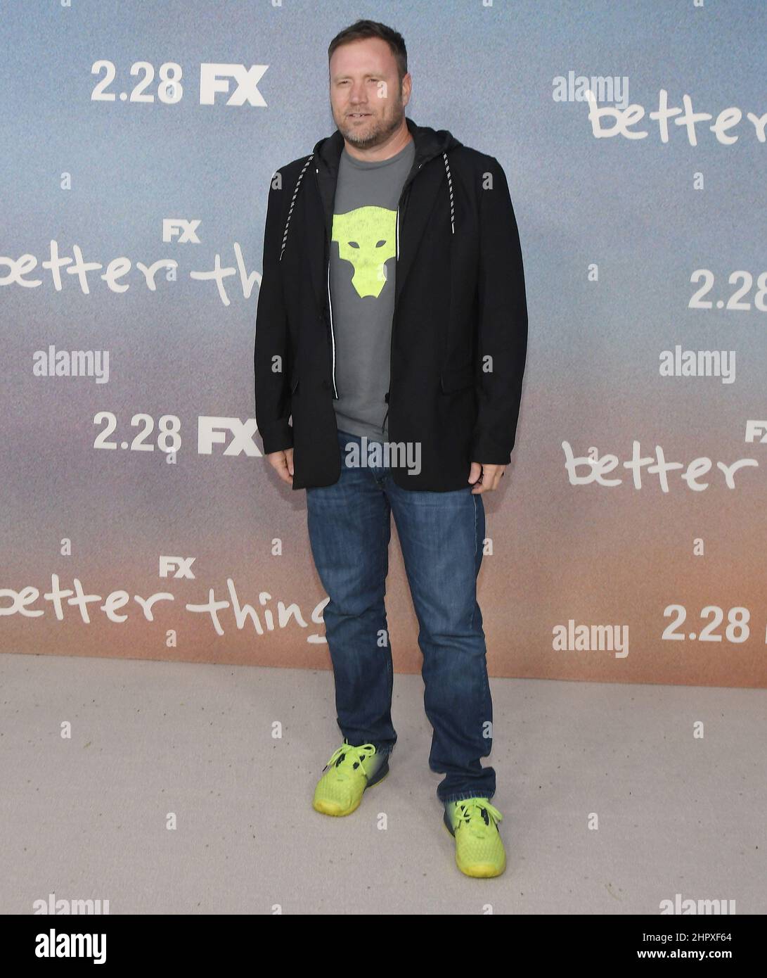 Los Angeles, USA. 23rd Feb, 2022. Greg Cromer arrives at the Premiere ...