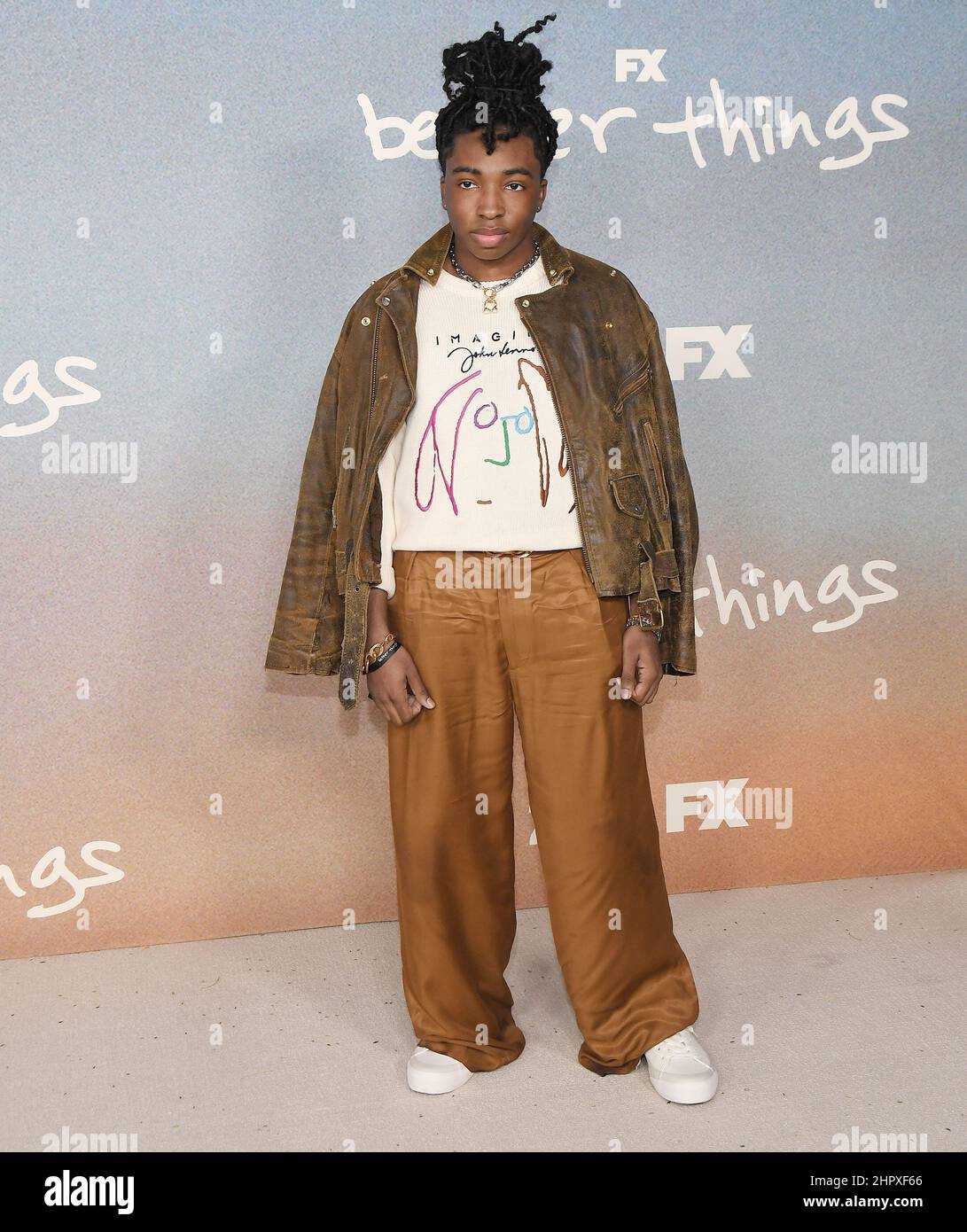 Los Angeles, USA. 23rd Feb, 2022. Jeremy K. Williams arrives at the ...