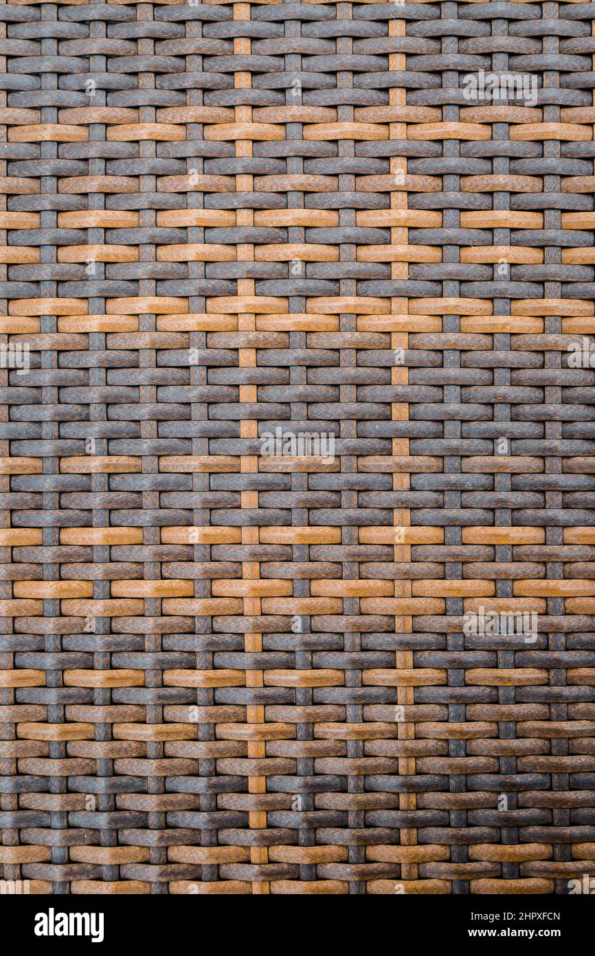 Old rattan texture background Stock Photo - Alamy