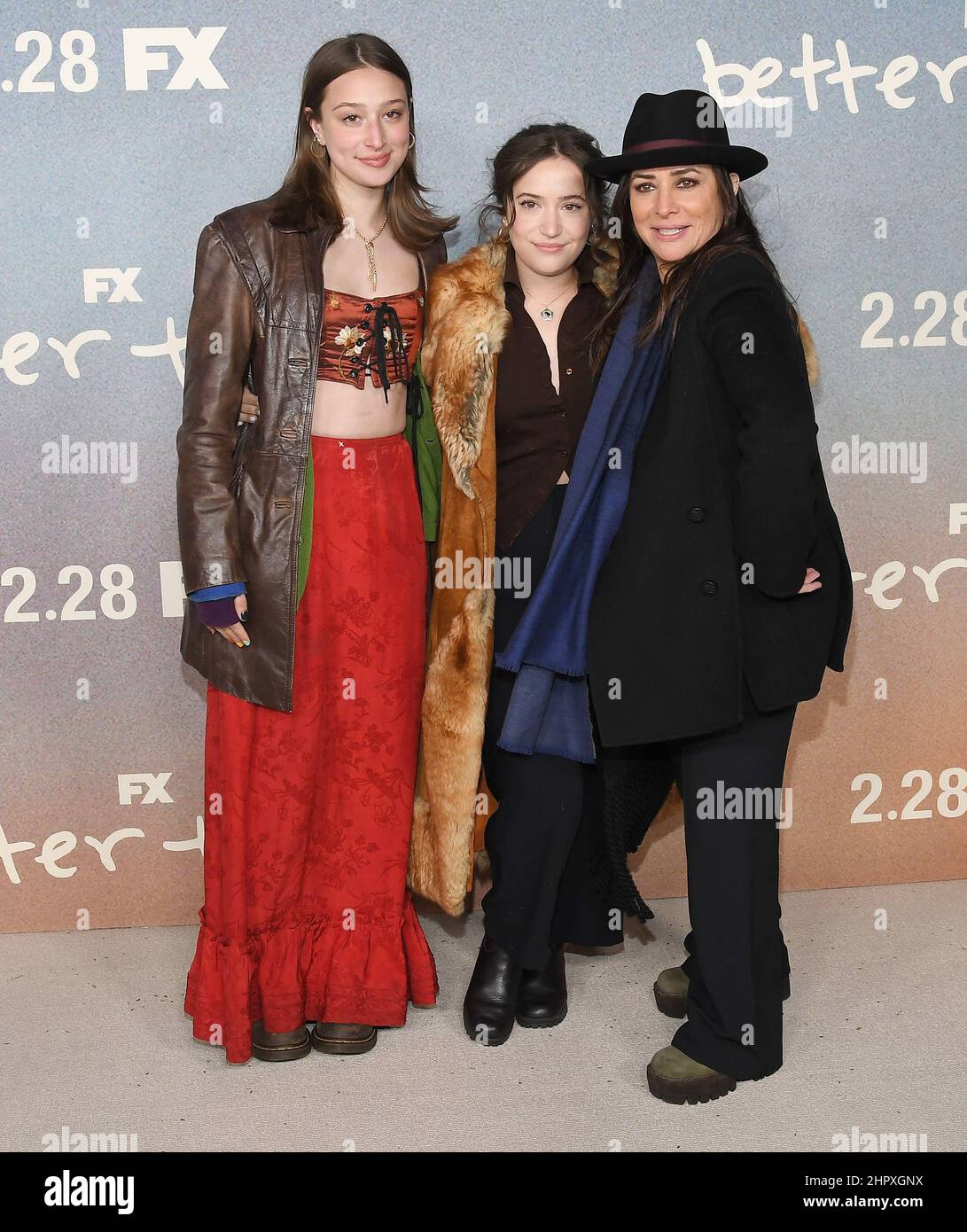 Los Angeles, USA. 23rd Feb, 2022. (L-R) Rocky Valentine Adlon, Gideon ...