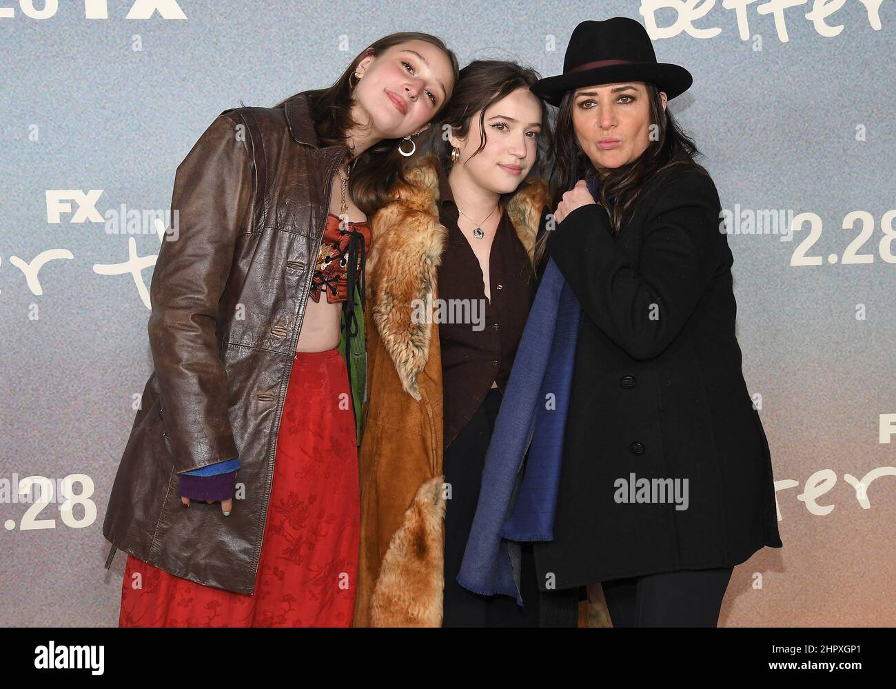 Los Angeles, USA. 23rd Feb, 2022. (L-R) Rocky Valentine Adlon, Gideon ...