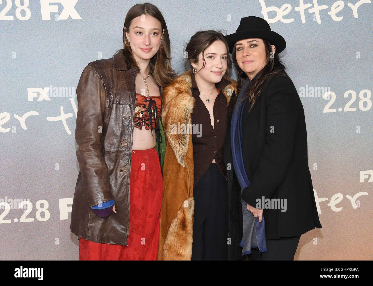 Los Angeles, CA, February 23, 2022, (L-R) Rocky Valentine Adlon, Gideon ...