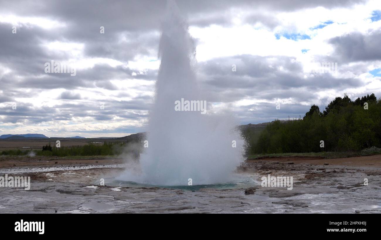 Geysir géiser hi-res stock photography and images - Alamy