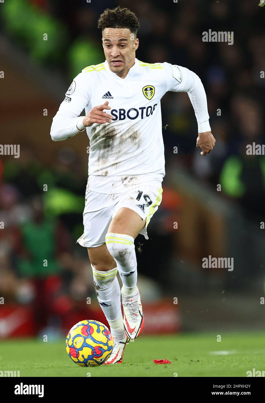 Liverpool, England, 23rd February 2022. Rodrigo of Leeds United during ...