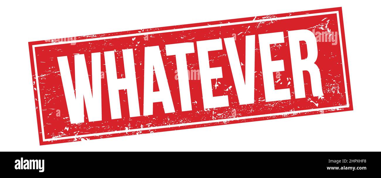 Whatever word Cut Out Stock Images & Pictures - Alamy