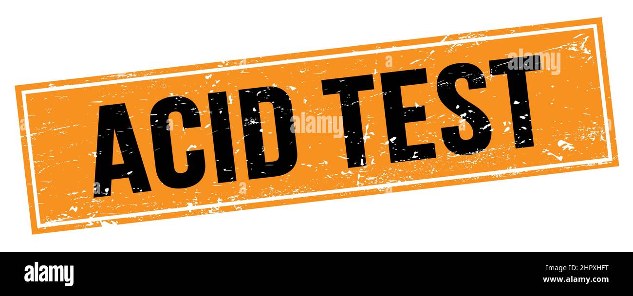 The acid test stamp hi-res stock photography and images - Alamy