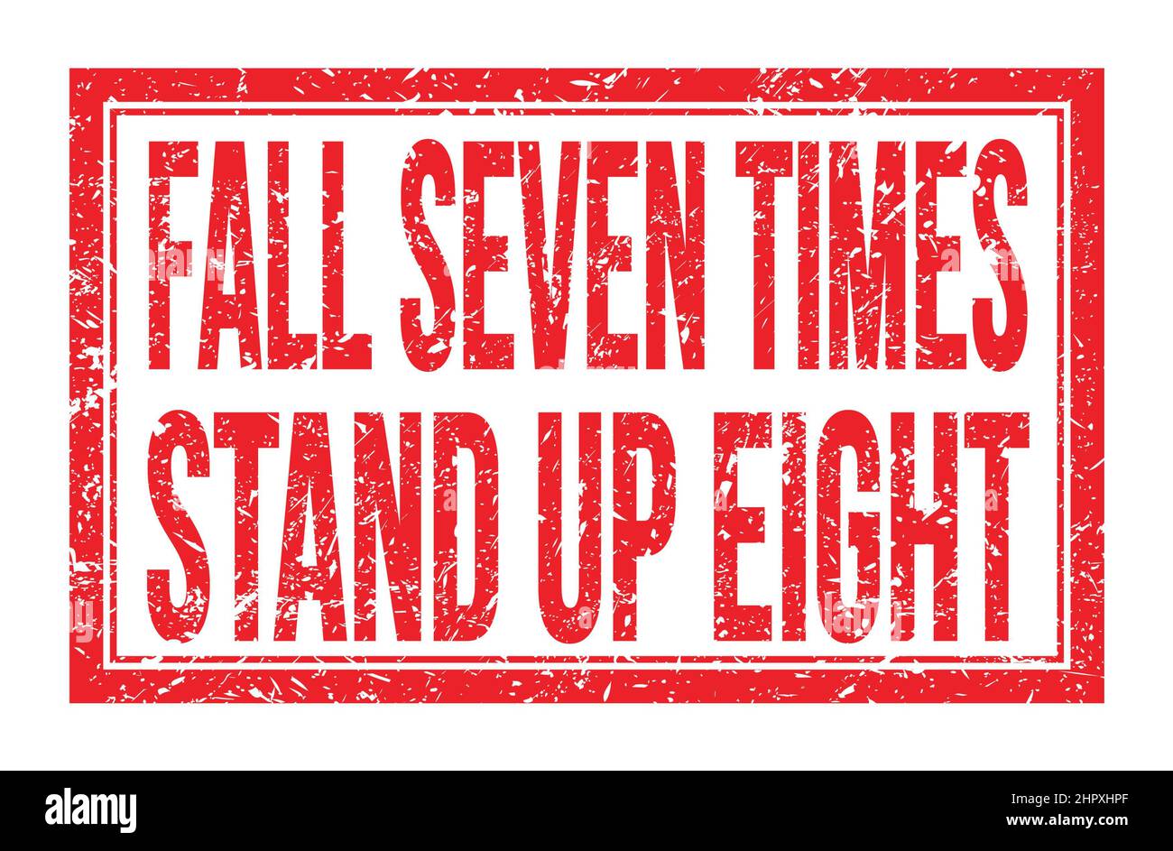 Fall seven times stand up eight hi-res stock photography and images - Alamy