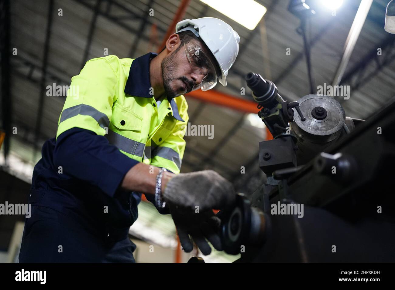 Professional men engineer worker skills quality, maintenance, training ...