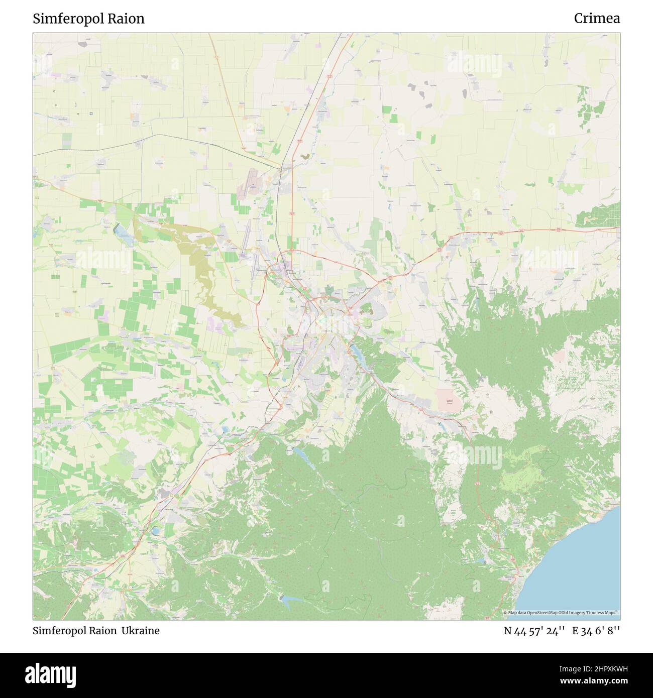 Simferopol map hi-res stock photography and images - Alamy
