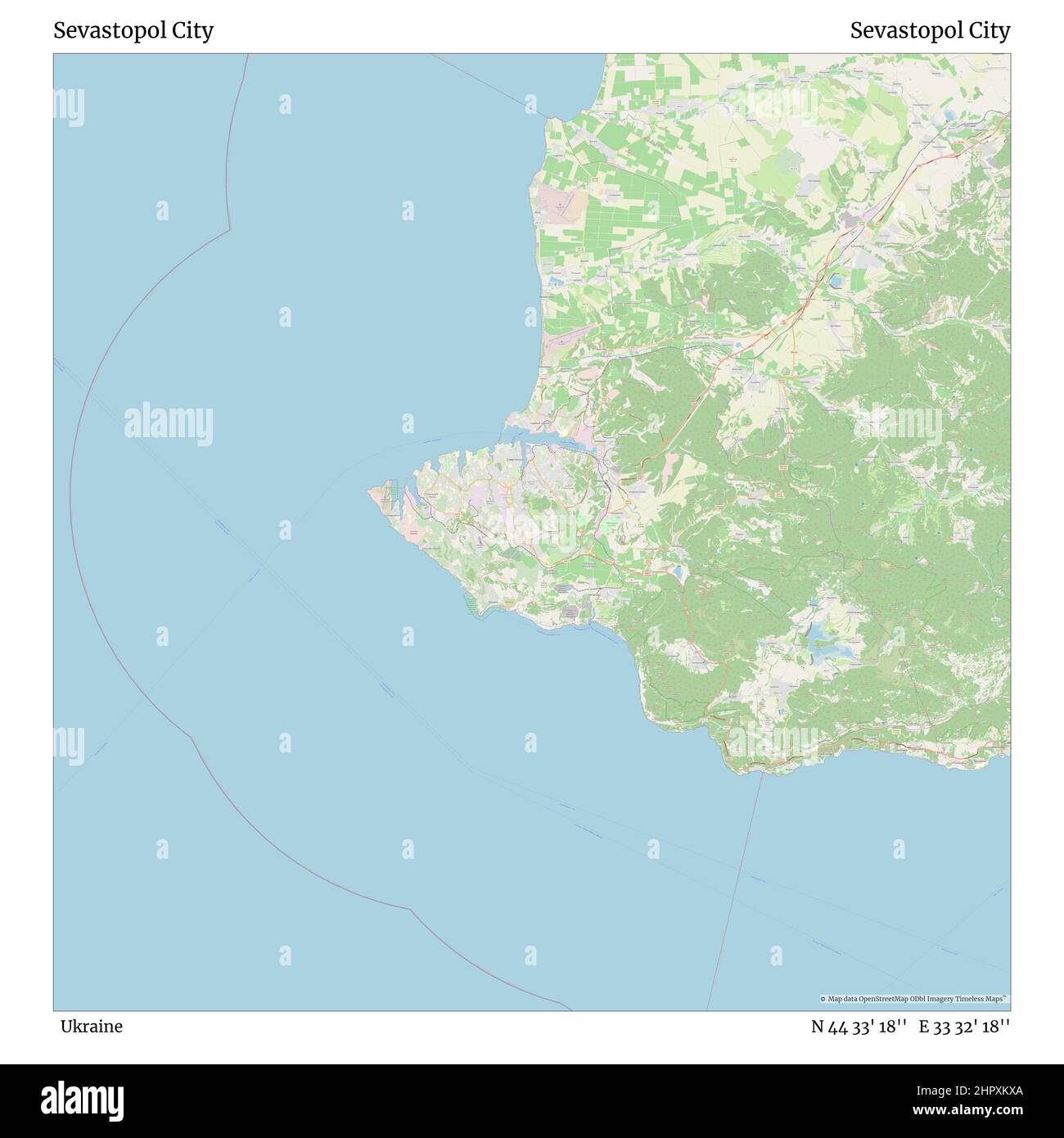 Map of sevastopol hi-res stock photography and images - Alamy