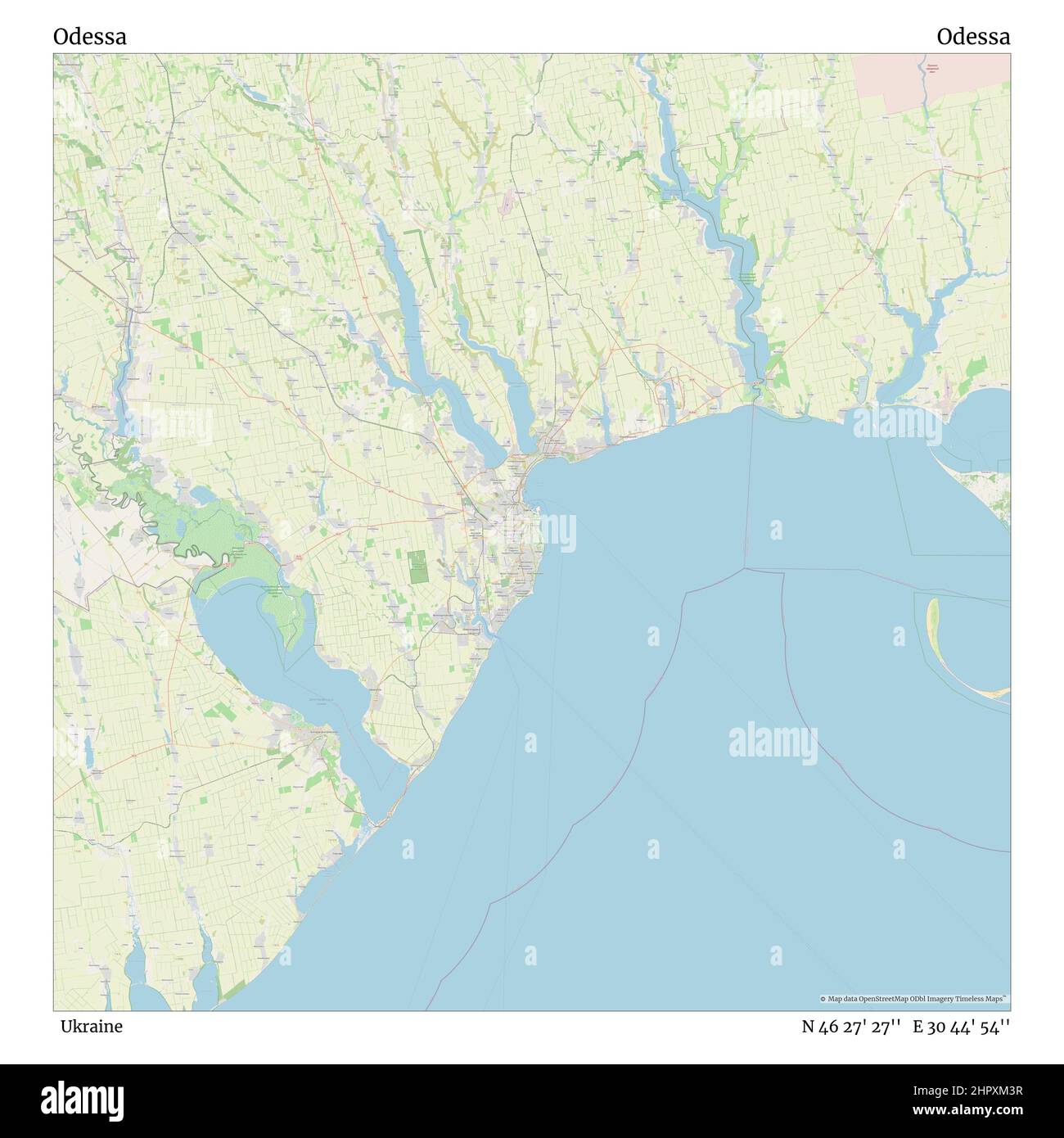 Map of odessa ukraine hi-res stock photography and images - Alamy