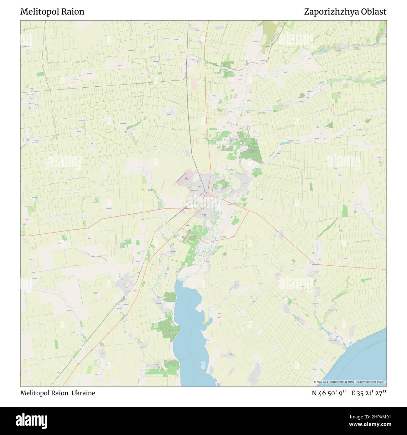 Map with melitopol Cut Out Stock Images & Pictures - Alamy