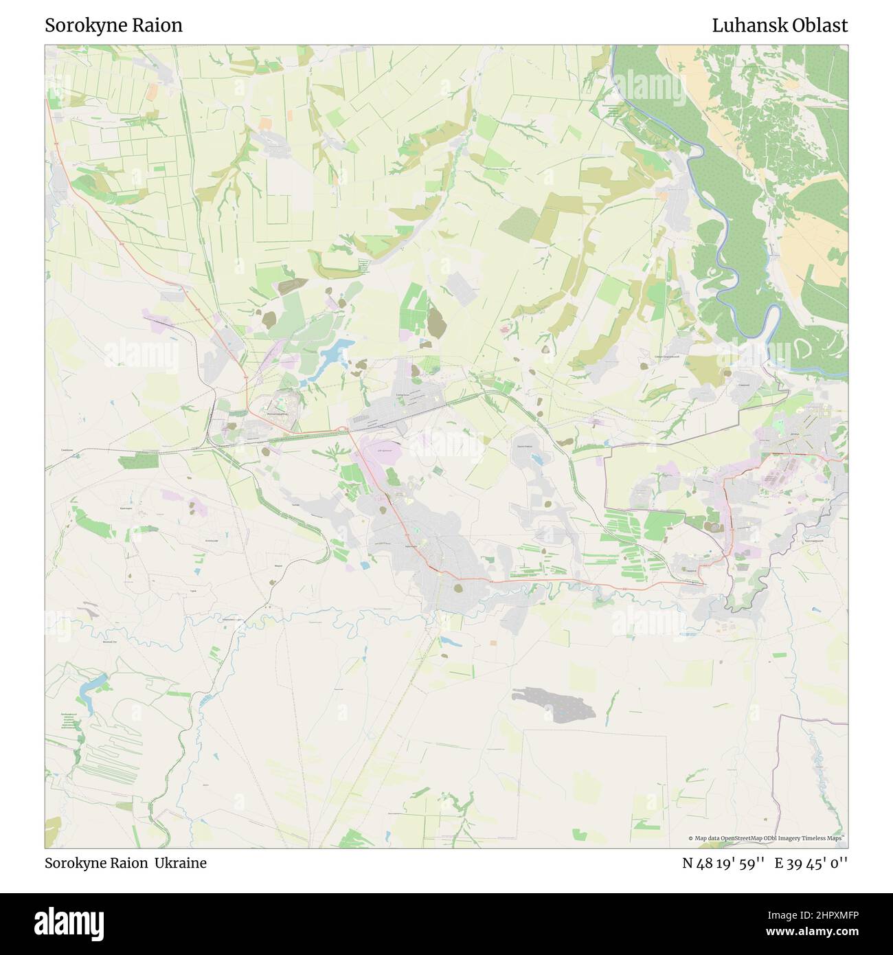Sorokyne map hi-res stock photography and images - Alamy