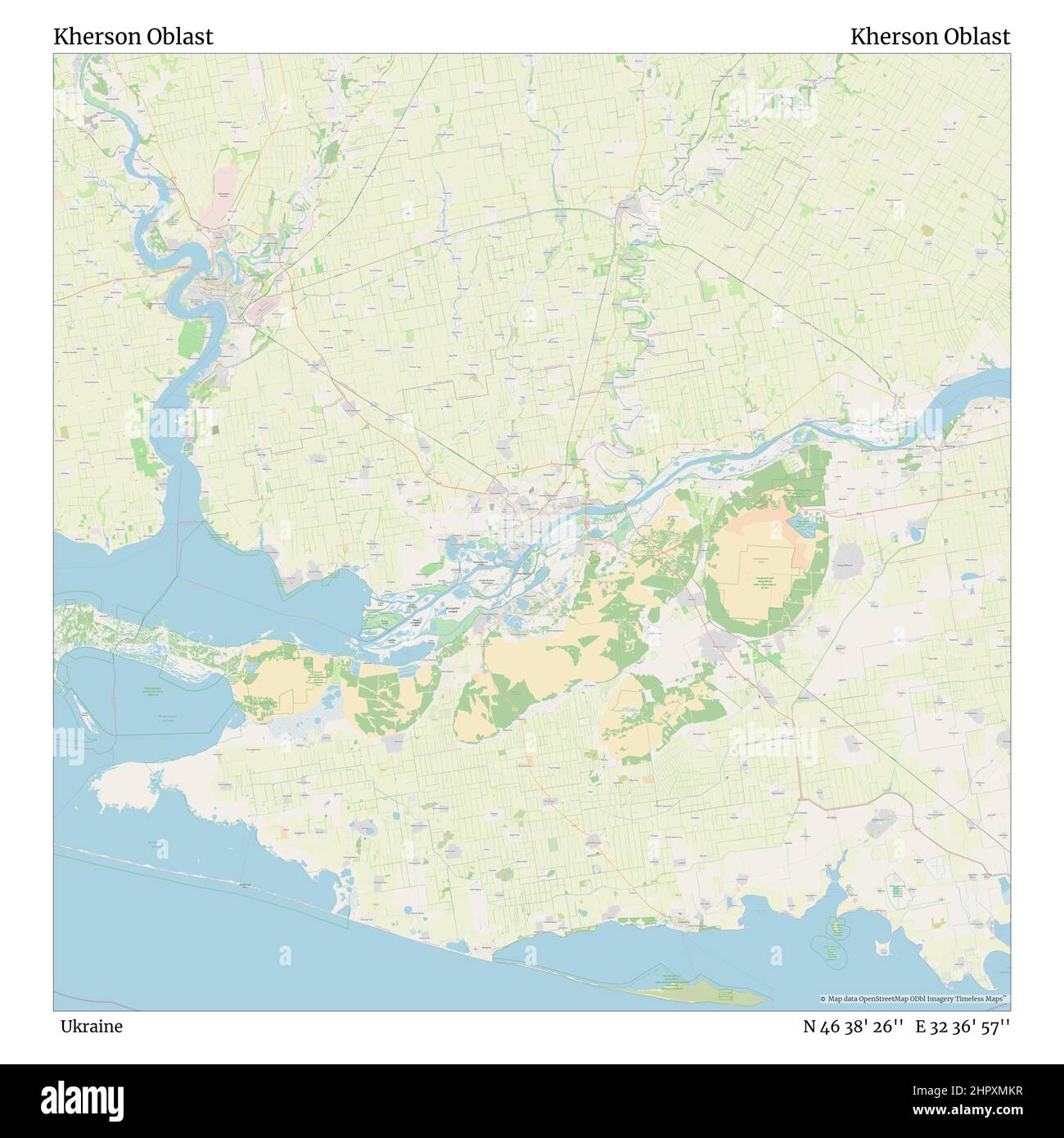 Kherson map hi-res stock photography and images - Alamy