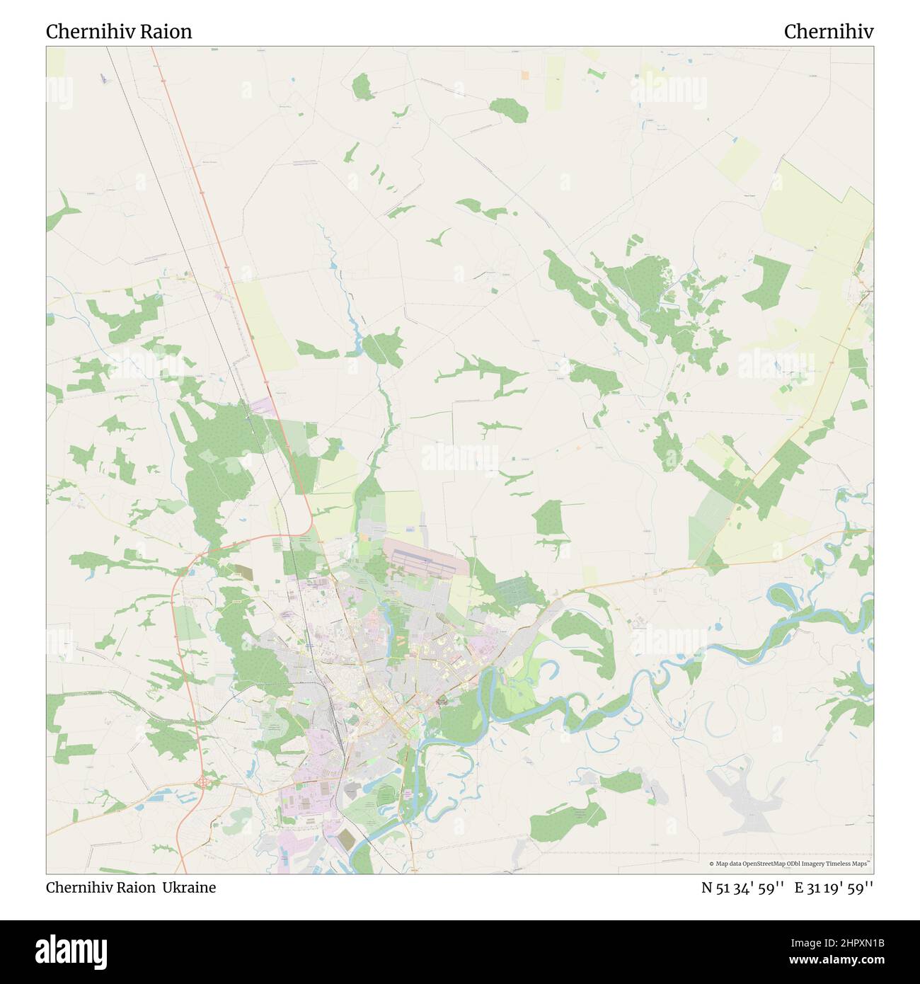 Chernihiv map hi-res stock photography and images - Alamy