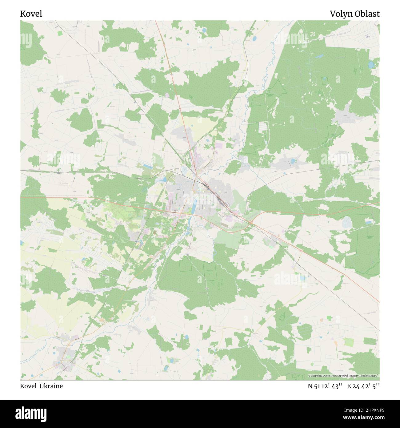 Kovel map hi-res stock photography and images - Alamy