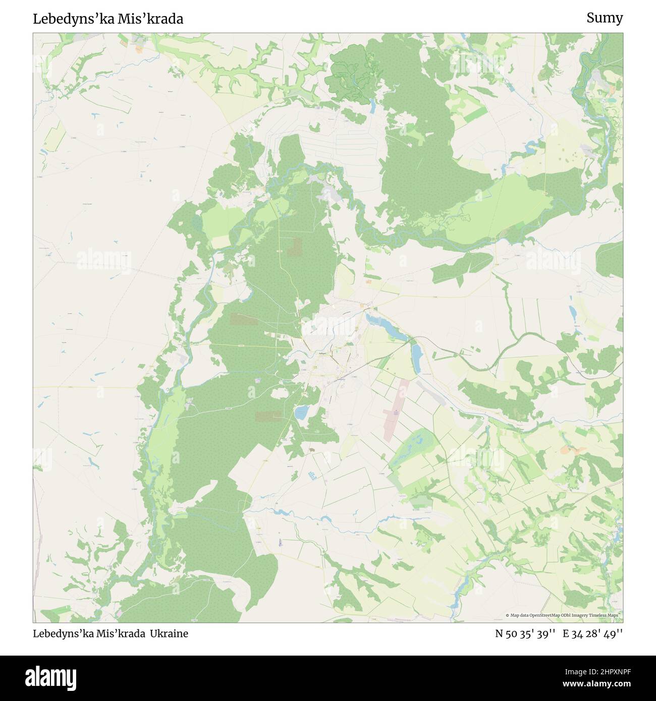 Map of sumy hi-res stock photography and images - Alamy