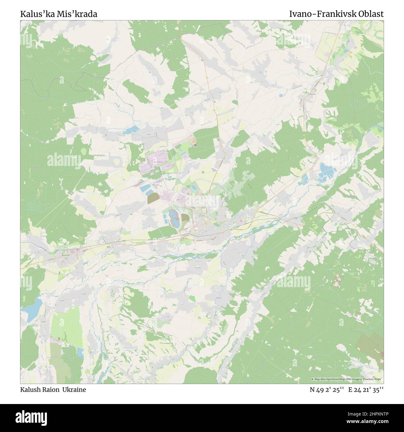 Kalush map hi-res stock photography and images - Alamy