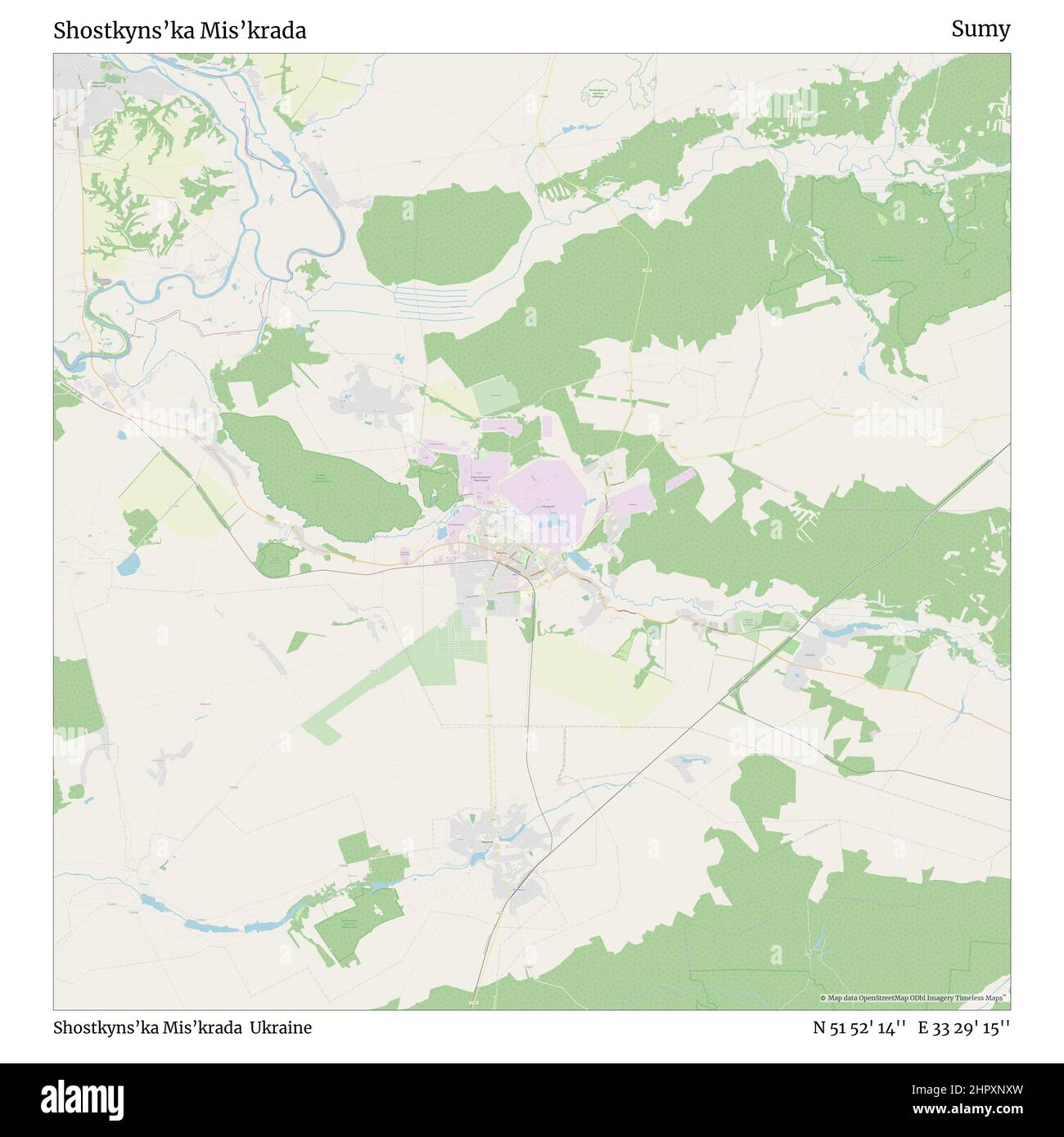 Map of sumy hi-res stock photography and images - Alamy