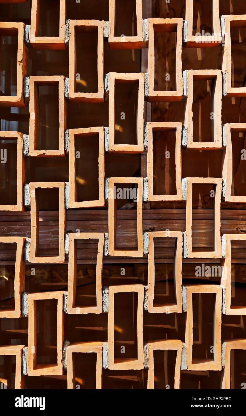 Perforated brick hi-res stock photography and images - Alamy