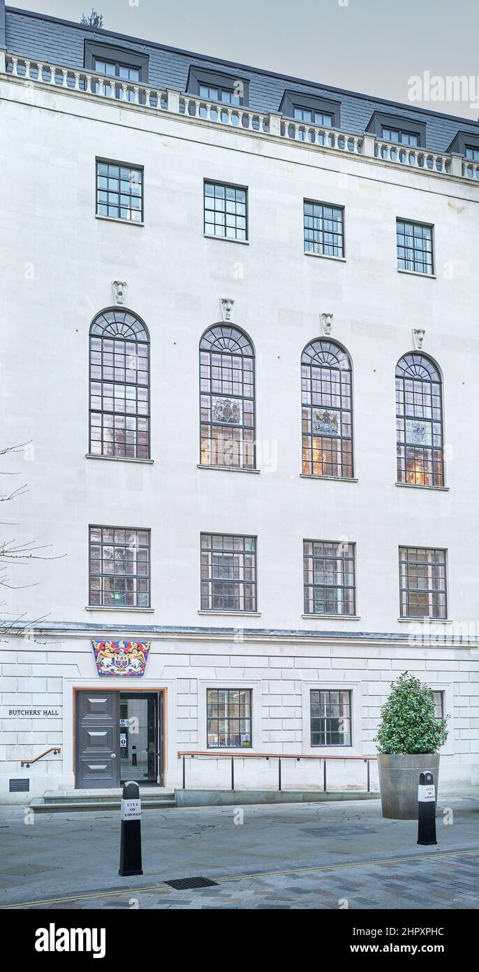 Butcher's Hall, Bartholomew Close, London, England Stock Photo - Alamy