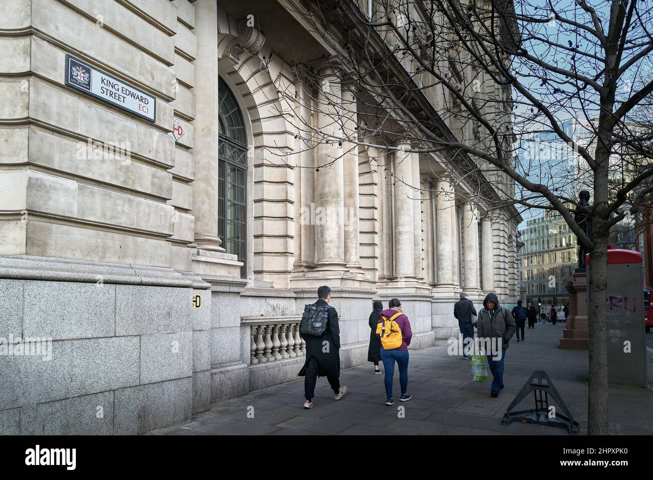King Edward street, EC1, City of London, England Stock Photo - Alamy