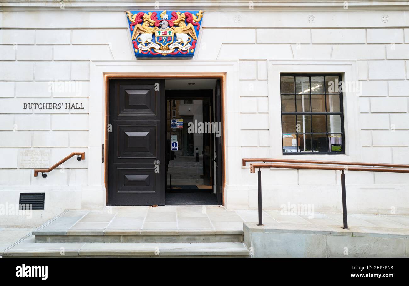 Butcher's Hall, Bartholomew Close, London, England Stock Photo - Alamy