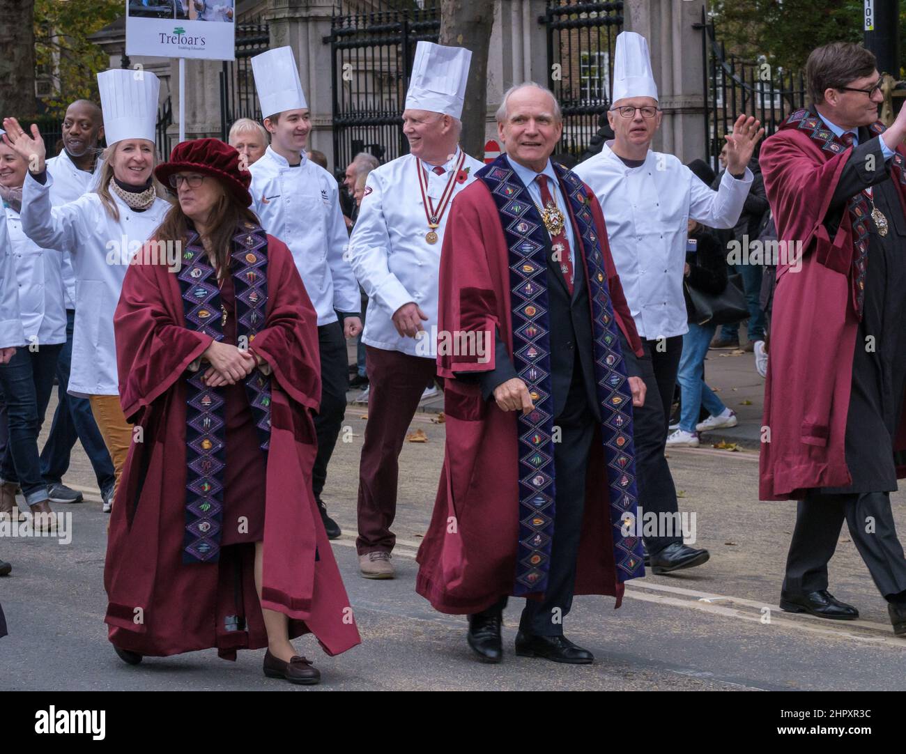 Master of the Worshipful Company of Cooks Mrs Virginia Bond and ...