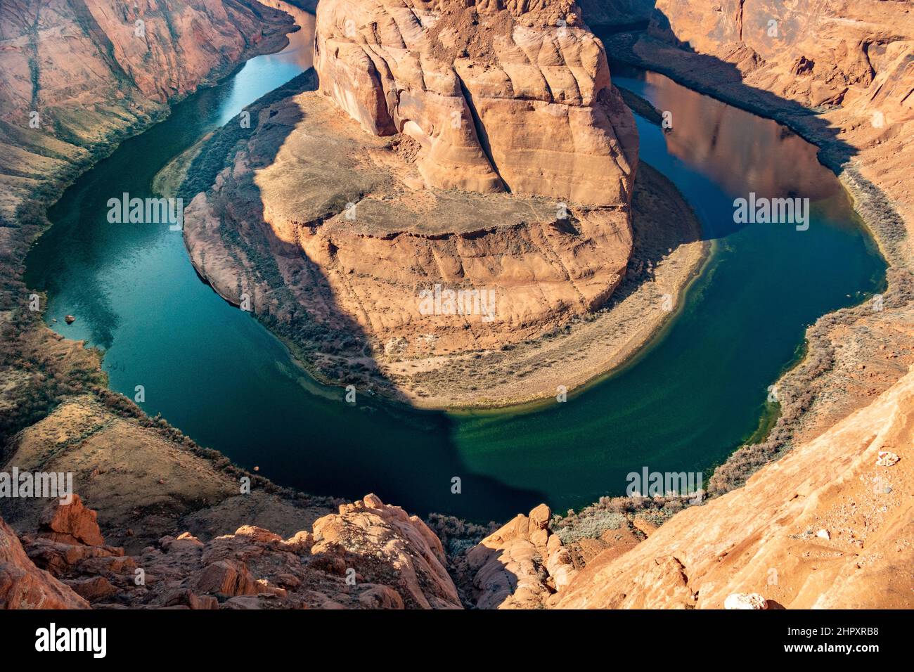 colorado river loop called horseshoe bend in Page, USA Stock Photo - Alamy