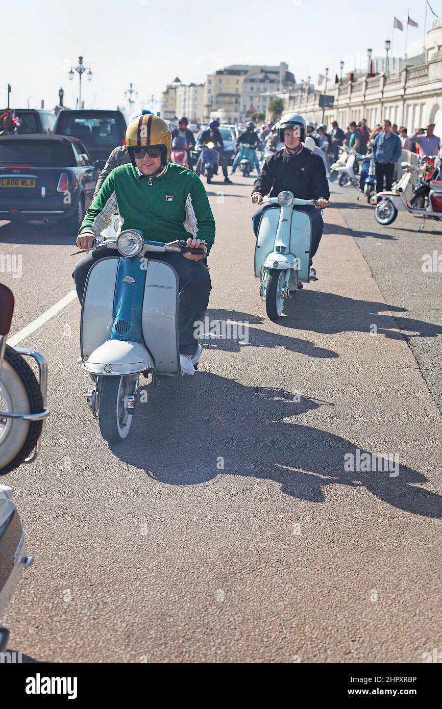 Vespa mods rider hi-res stock photography and images - Alamy