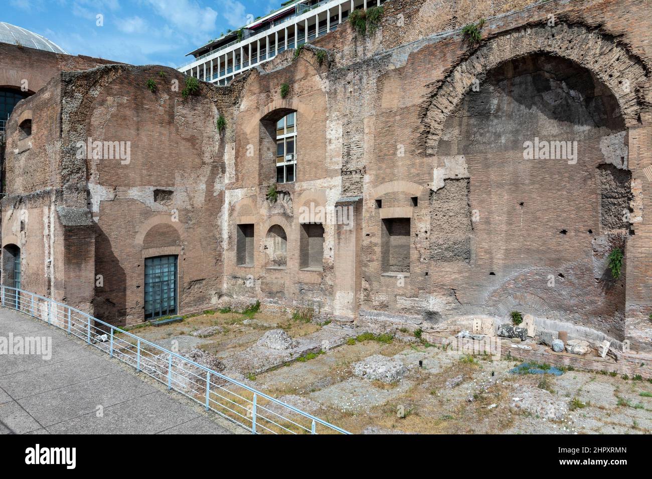 historic Baths of Diocletian in Rome, Italy Stock Photo - Alamy