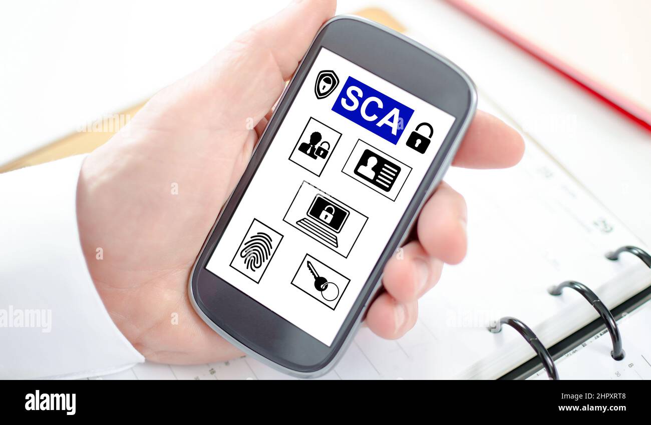 Sca concept shown on a smartphone screen Stock Photo - Alamy
