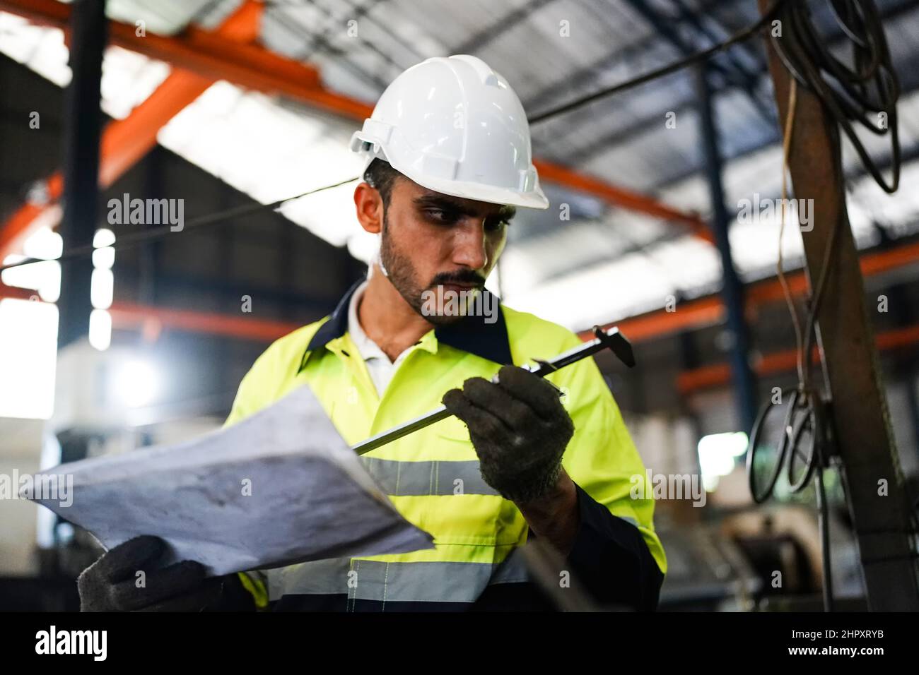 Professional men engineer worker skills quality, maintenance, training ...