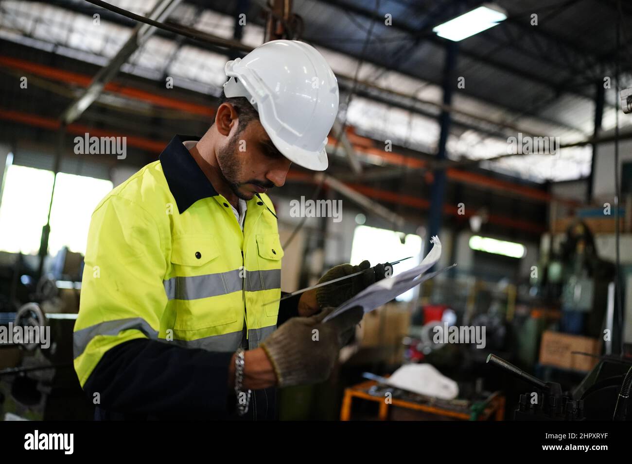 Professional men engineer worker skills quality, maintenance, training ...