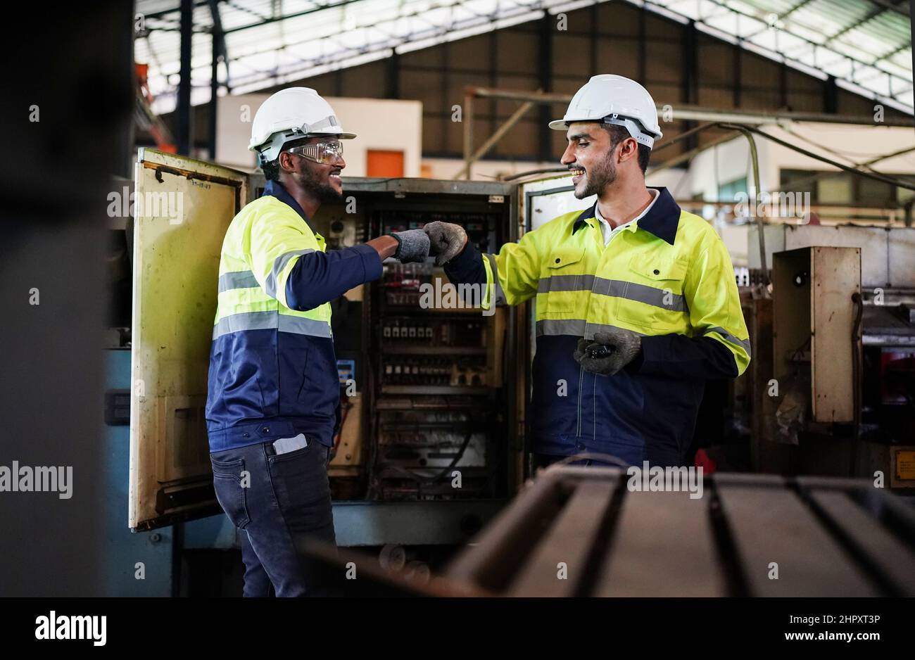 Professional men engineer worker skills quality, maintenance, training ...