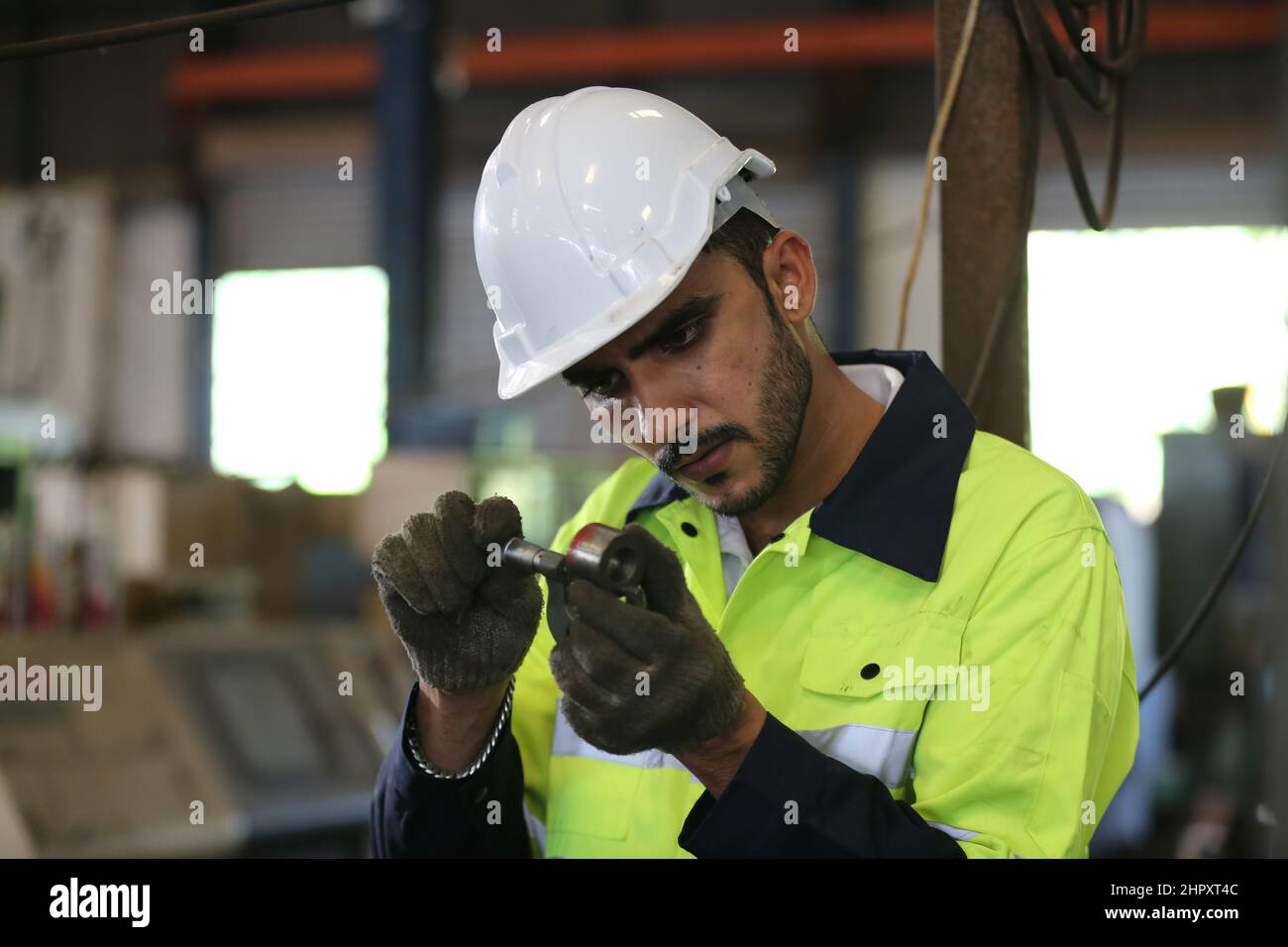 Professional men engineer worker skills quality, maintenance, training ...