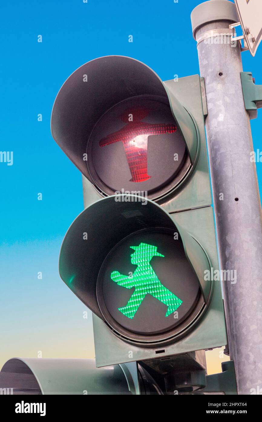 Berlin Crosswalk Signs