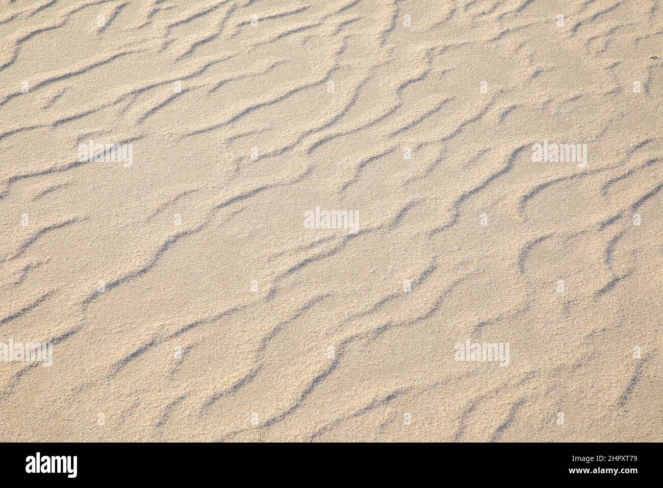 background of beautiful harmonic sandy beach with soft waves Stock ...