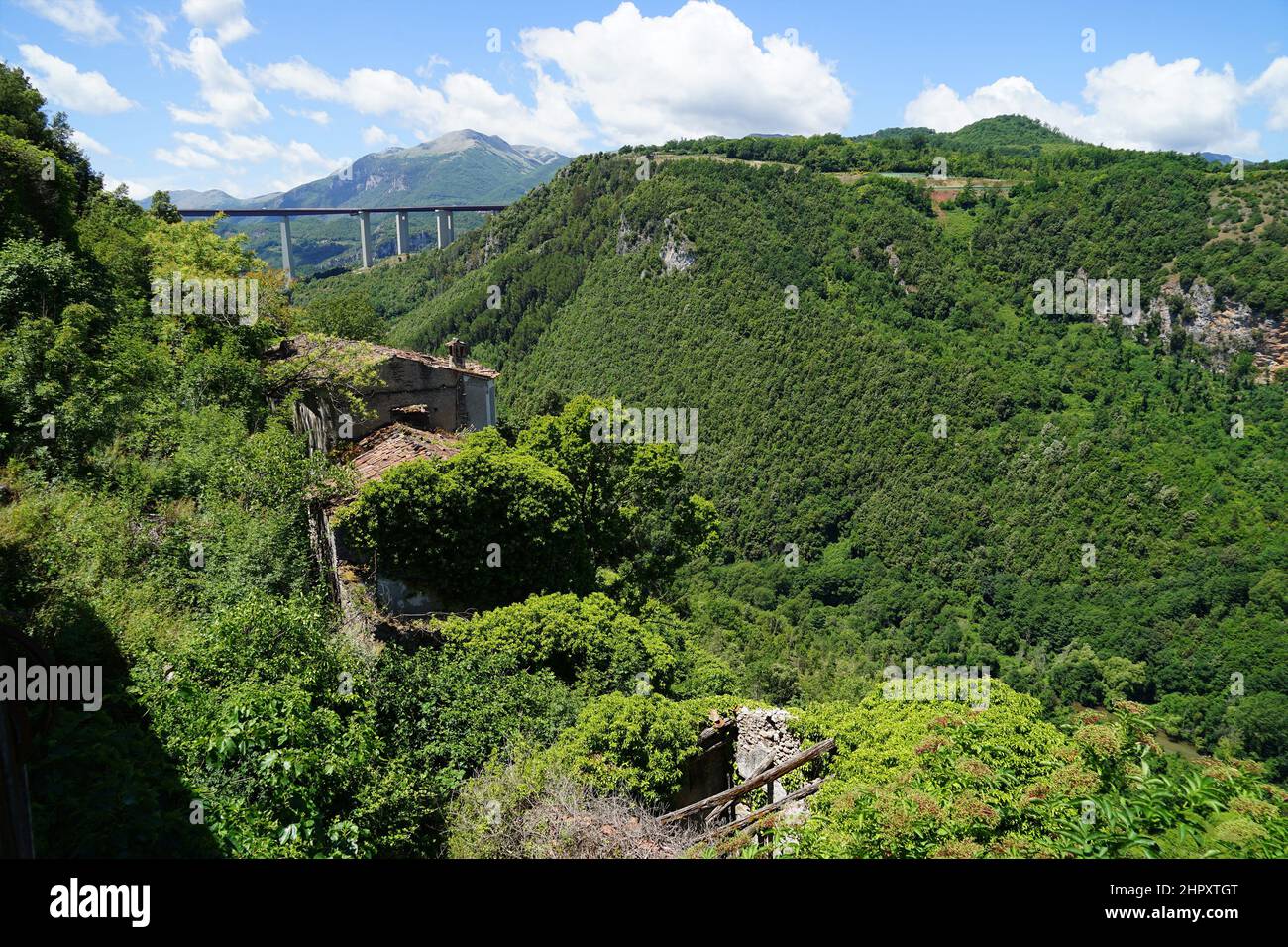 Italy, Calabria, Laino Castello, viaduct Stock Photo - Alamy