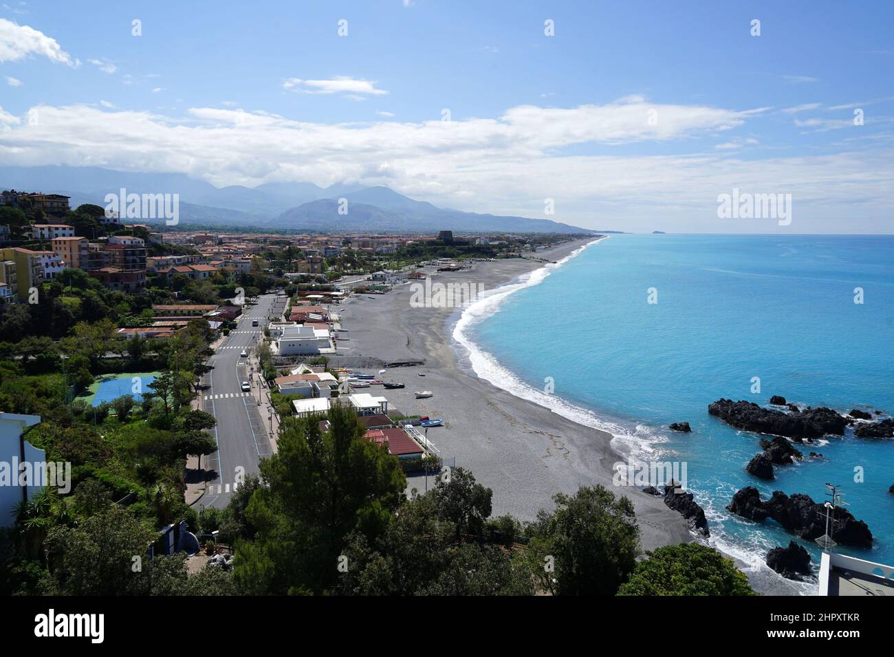 Italy, Calabria, Scalea, the beach Stock Photo - Alamy