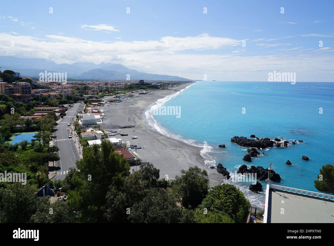 Italy, Calabria, Scalea, the beach Stock Photo - Alamy