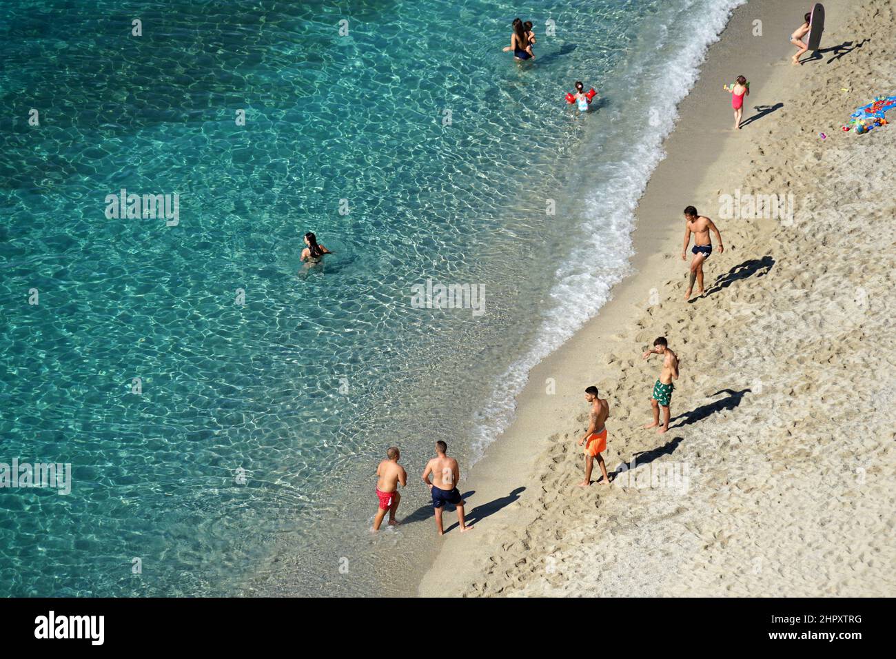 Italy, Calabria, Tropea, the beach Stock Photo - Alamy