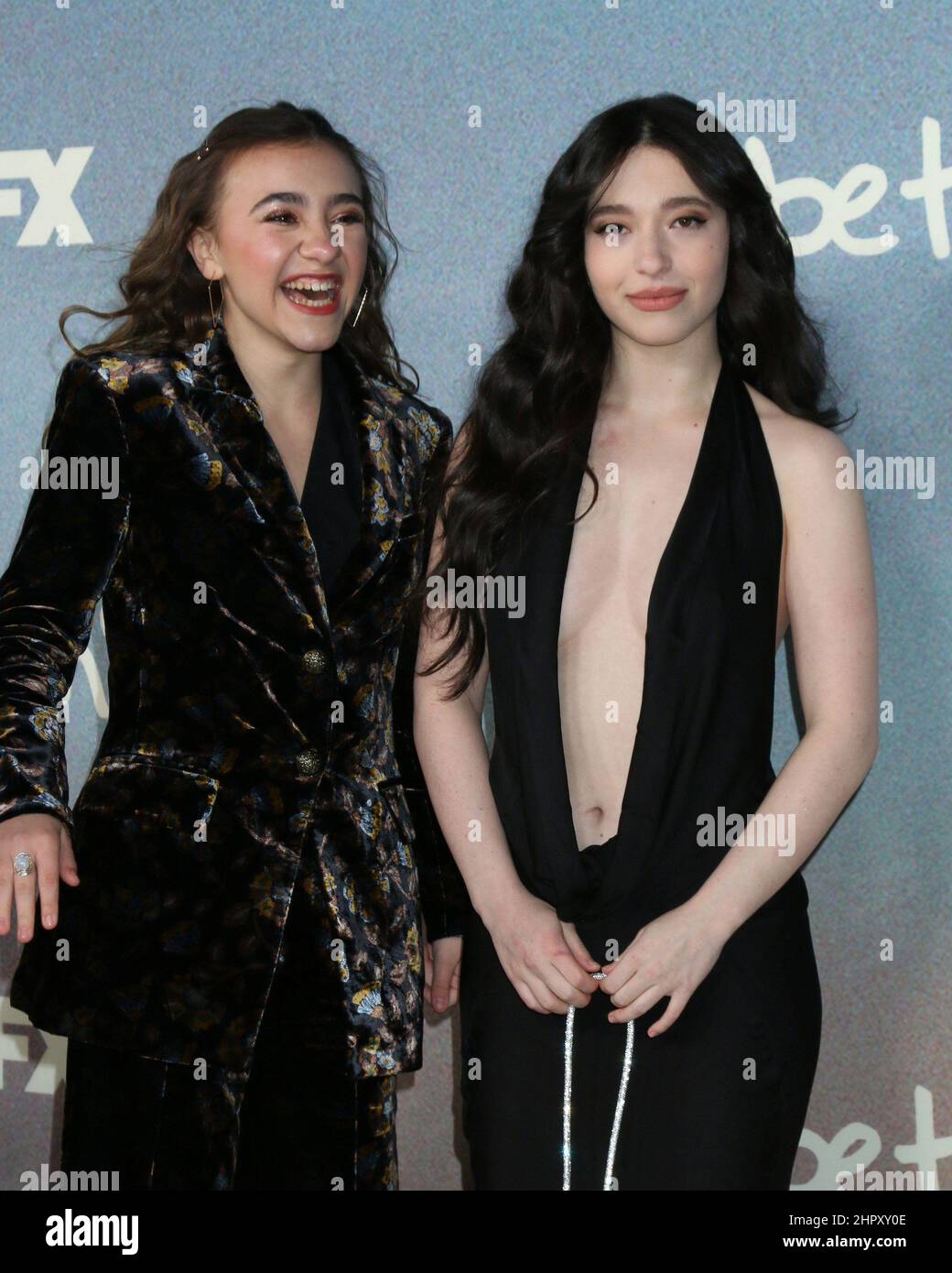 Los Angeles, CA. 23rd Feb, 2022. Olivia Edward, Mikey Madison at ...