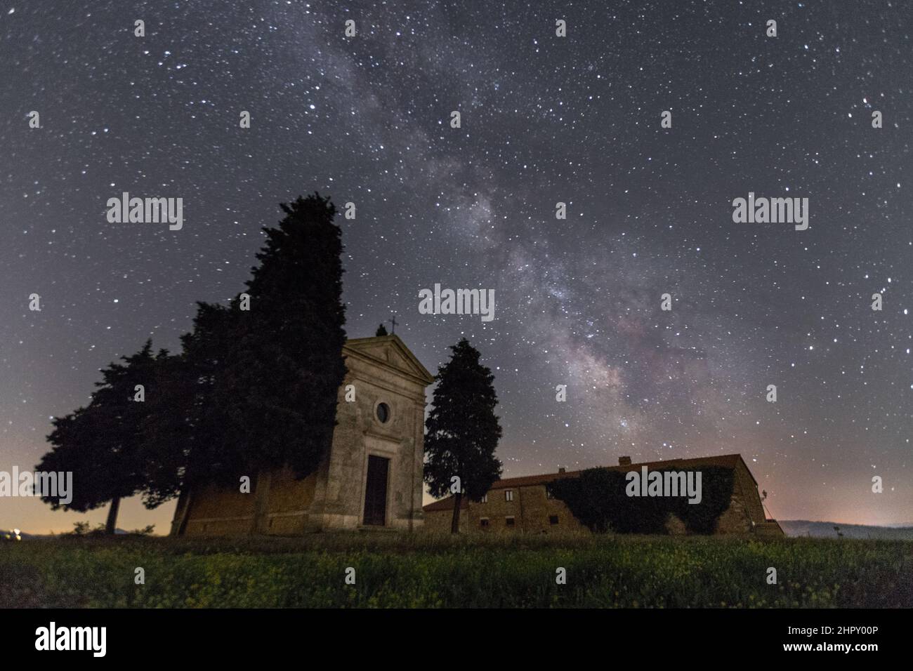 Tuscan landscape: a dreamlike country of wide verdant hills dotted with ...