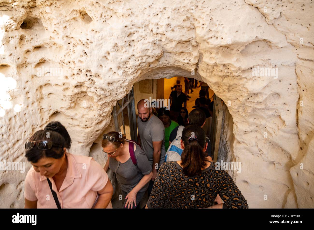 Beit Guvrin National Park, Israel - December 11, 2021: Entrance and ...