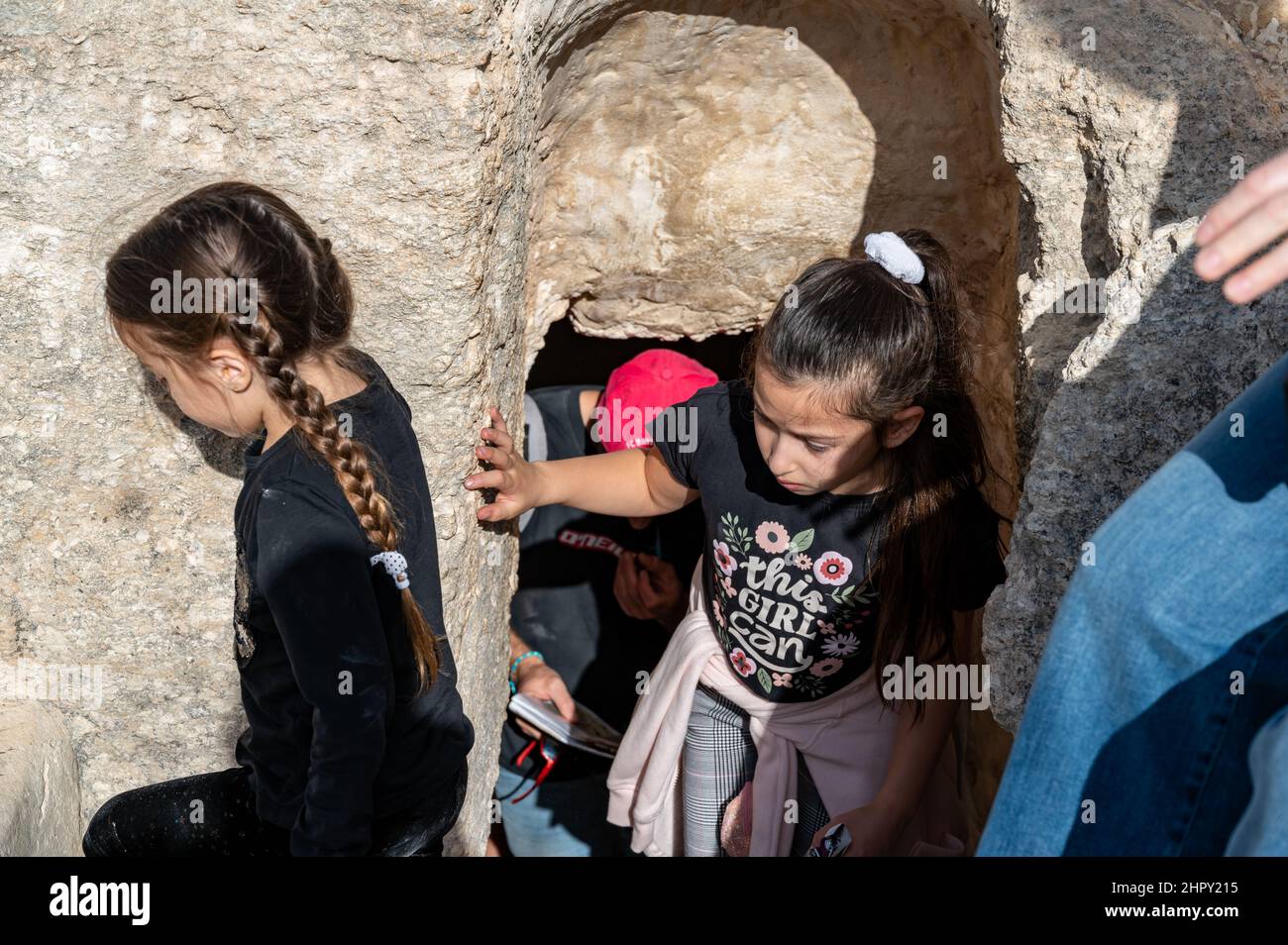 Beit Guvrin National Park, Israel - December 11, 2021: Entrance and ...