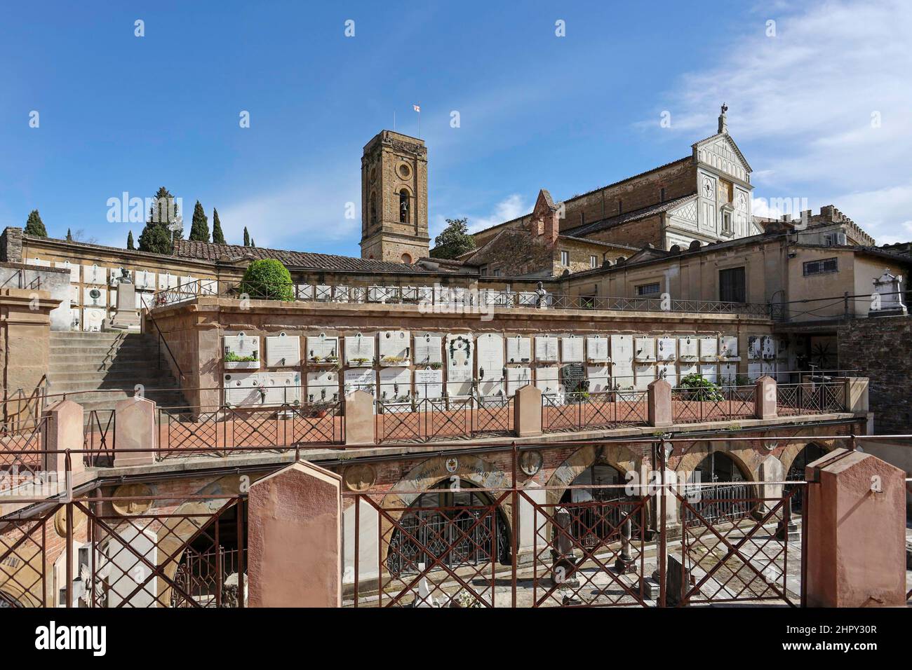 Italy, Tuscany, Florence, San Miniato al Monte church Stock Photo - Alamy