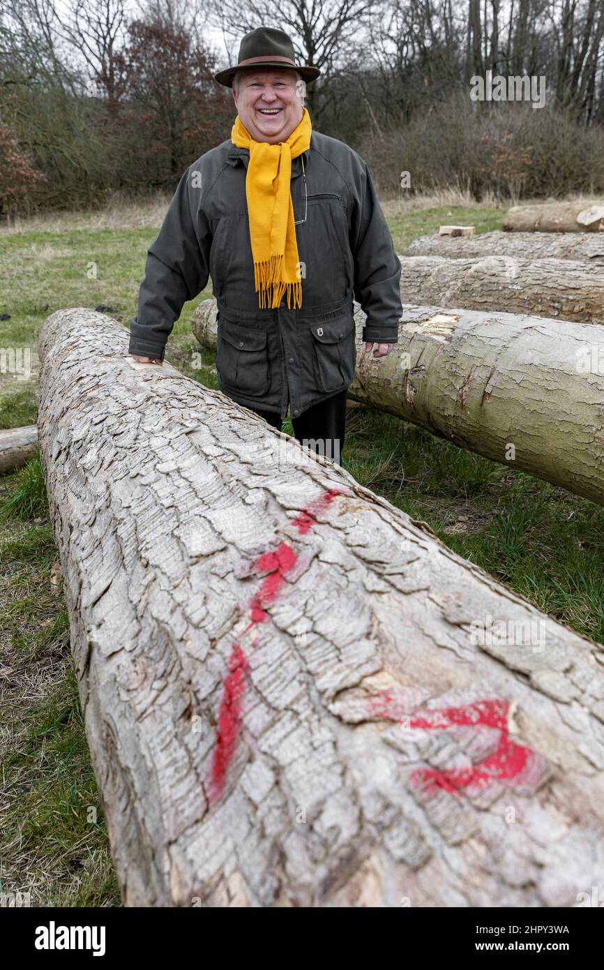 Daldorf, Germany. 24th Feb, 2022. Manfred Quer, managing director of ...