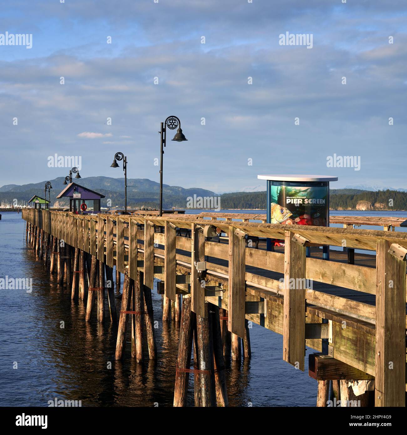 Wooden Discovery Fishing Pier a popular place to saltwater fish for ...